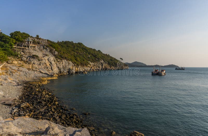 View of Ko Sichang stock image. Image of country, viewpoint - 50969007