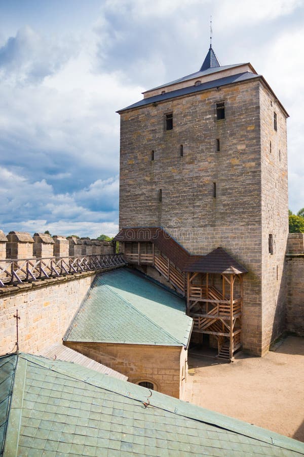View of Kost Castle, Gothic Castle in Bohemia Stock Image - Image of ...