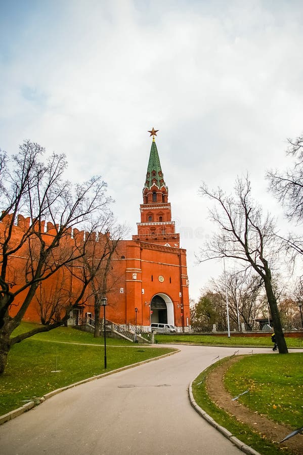 View in Kremlin Castle in Moscow Stock Image - Image of cloud, russia ...