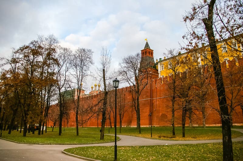 View in Kremlin Castle in Moscow Stock Photo - Image of medieval ...