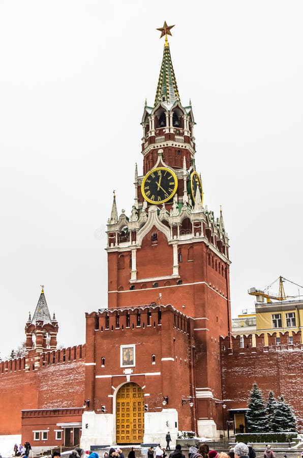 View on Kremlin Castle in Moscow Editorial Stock Photo - Image of ...