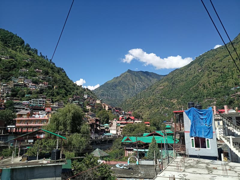 View from Kullu Himachal Pradesh Manali Editorial Image - Image of ...