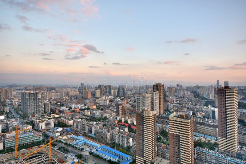 View of kunming city editorial photography. Image of large - 64284772