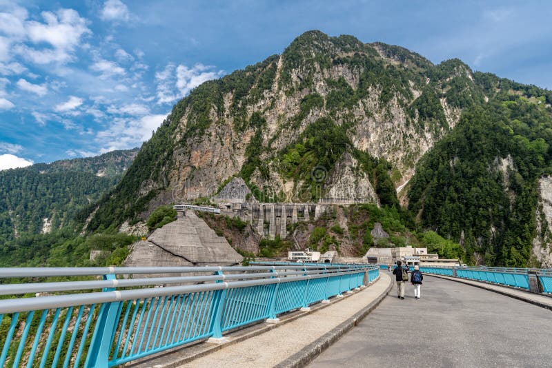 Kurobe dam, Japan editorial image. Image of asia, climb - 126332600