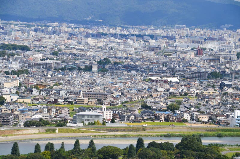 View on Kyoto 2015 editorial photography. Image of mounains - 95251092