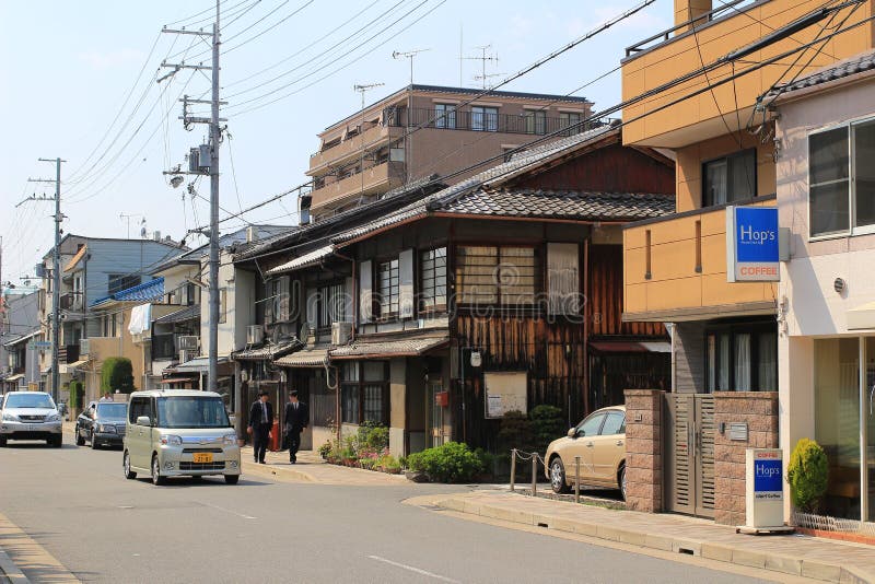 View of kyoto street editorial photography. Image of city - 94862702
