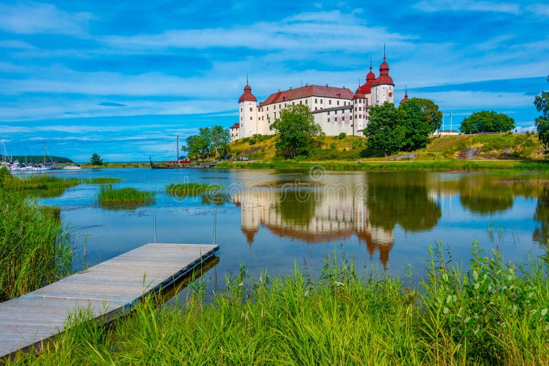 View of Lacko Castle in Sweden Stock Image - Image of sweden, tourism ...