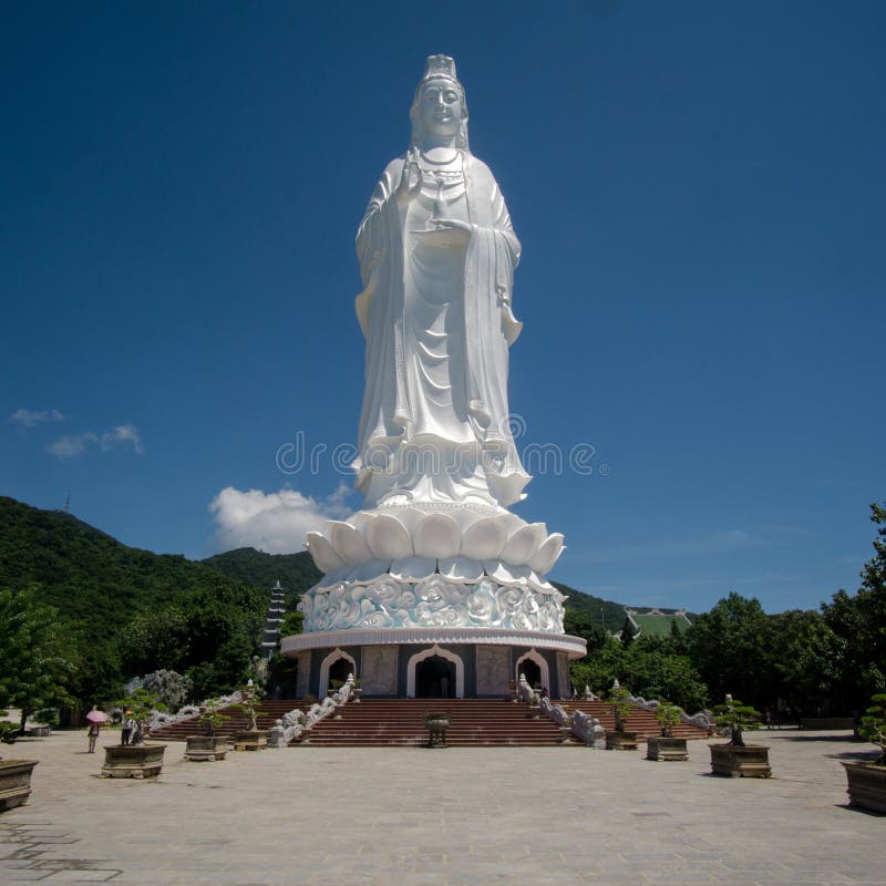 Lady Buddha. Da Nang Vietnam Stock Photo - Image of culture, symbols ...