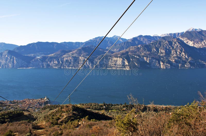 View on the Lake from Cable Car. Stock Photo - Image of beautiful ...