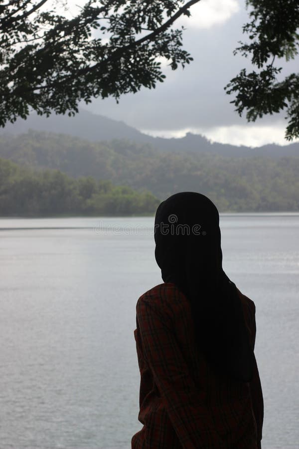 A View of the Lake that Calms the Mind Stock Photo - Image of lighting ...