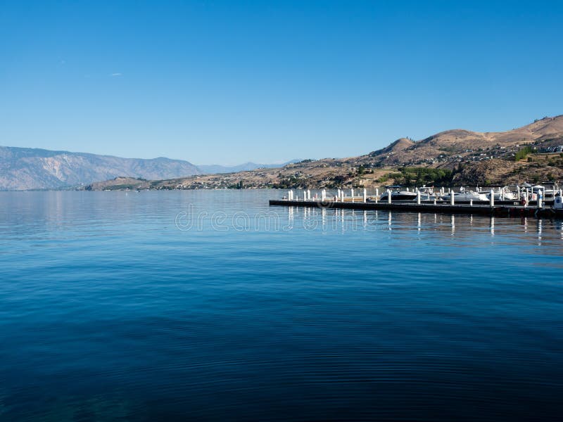 View of Lake Chelan in Summer - Washington State, USA Editorial ...