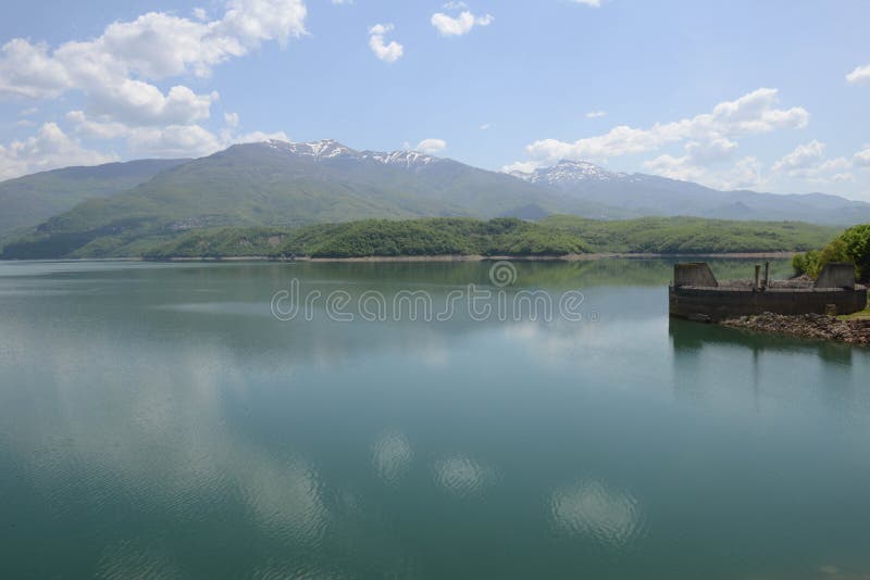 View at Lake Debar on North Macedonia Stock Image - Image of reflection ...