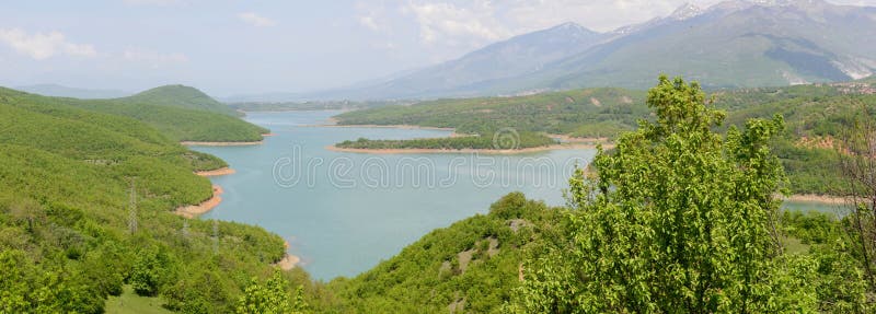 View at Lake Debar on North Macedonia Stock Image - Image of landscapes ...