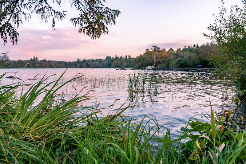 View of the Lake Eske in Donegal, Ireland Stock Photo - Image of ...
