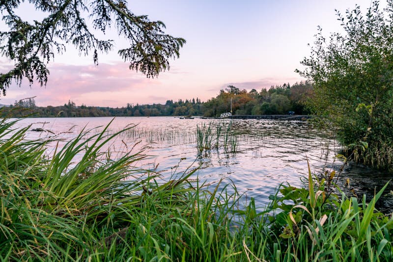 View of the Lake Eske in Donegal, Ireland Stock Photo - Image of ...