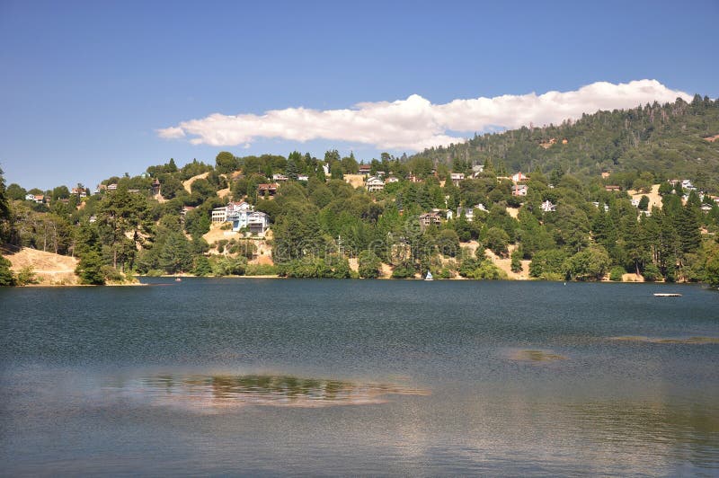 Lake Gregory stock photo. Image of lake, crestline, california - 115160744