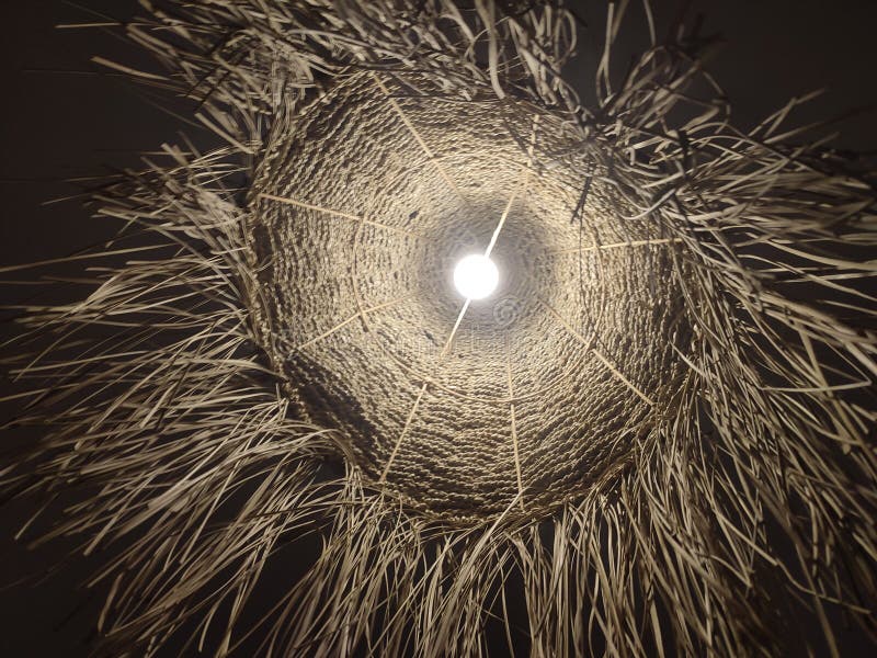 The View Lamp Inside To the Dark of Sky Tonight Stock Photo - Image of ...