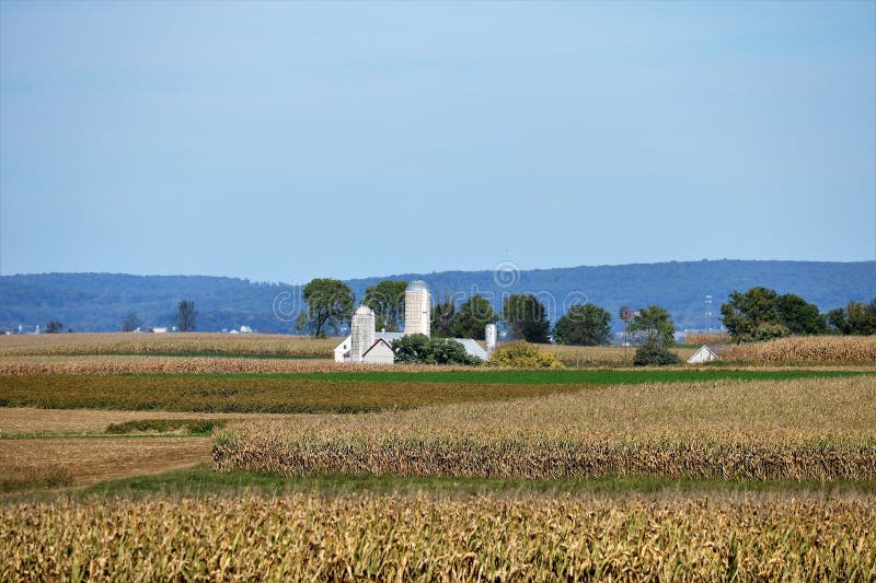 A View of Lancaster County Pennsylvania Stock Image - Image of ...