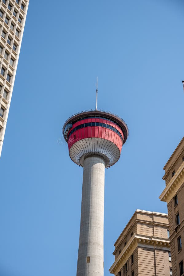 Calgary Tower stock image. Image of tourism, restaurant - 2937425