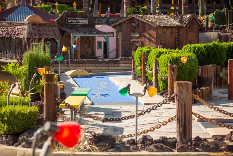 Mini Golf Course editorial photo. Image of obstacle - 175773246