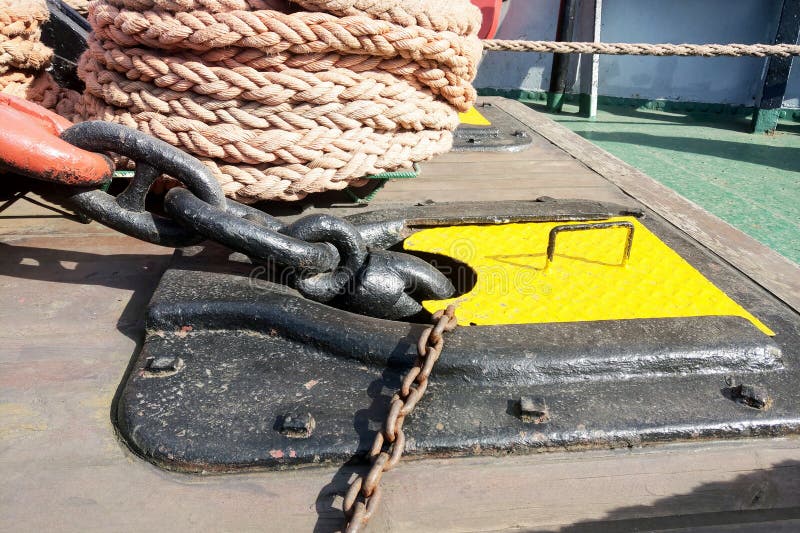 Large ropes on an old ship stock photo. Image of sallboat - 44228734