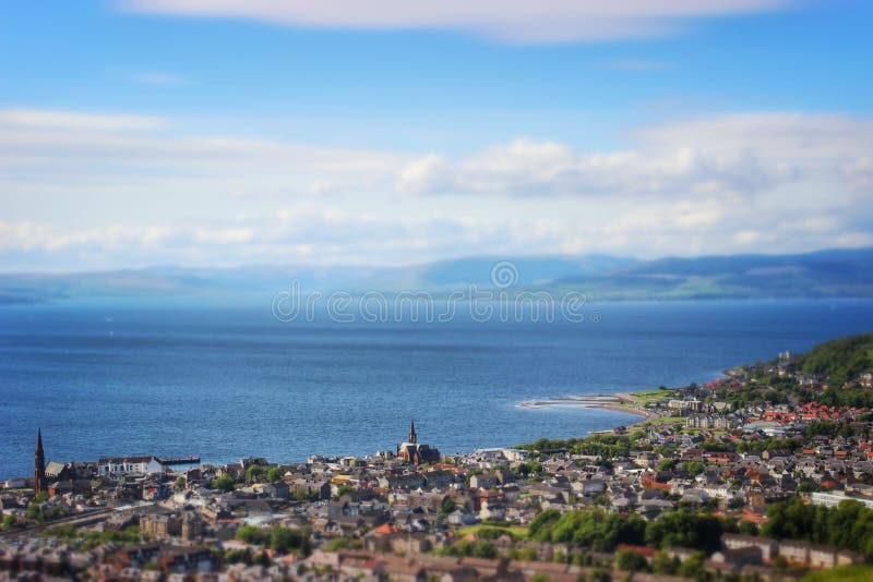 View of Largs stock photo. Image of looking, background - 50263432