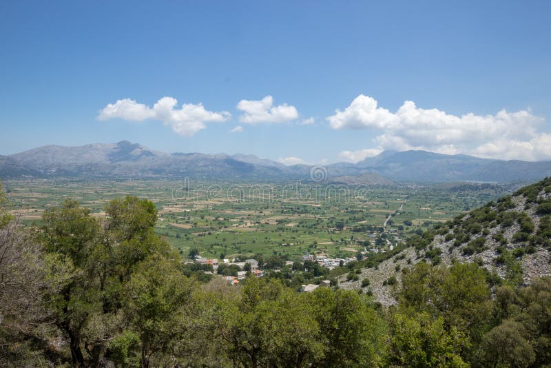 View on the Lasithi Plateau Stock Photo - Image of abstract, beautiful ...