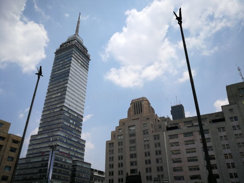 Latino Tower stock image. Image of view, tower, sunny - 125550869