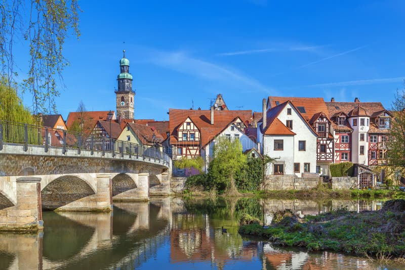 View of Lauf an Der Pegnitz, Germany Stock Image - Image of europe ...