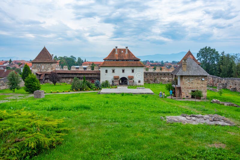 View of the Lazar Castle in Lazarea, Romania Stock Image - Image of ...