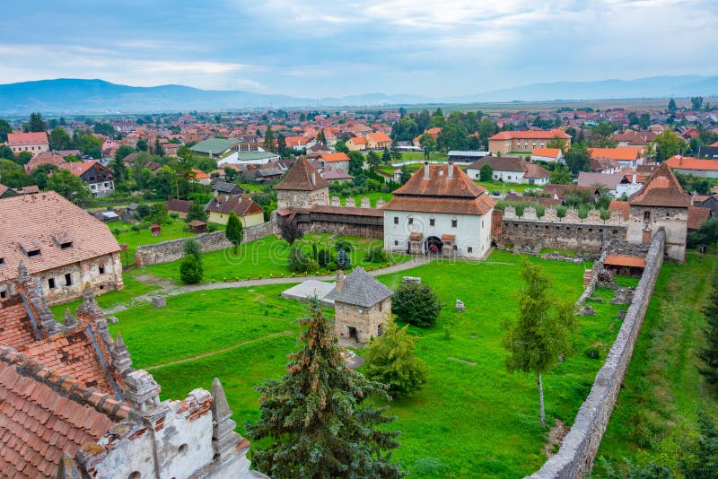 View of the Lazar Castle in Lazarea, Romania Stock Photo - Image of ...
