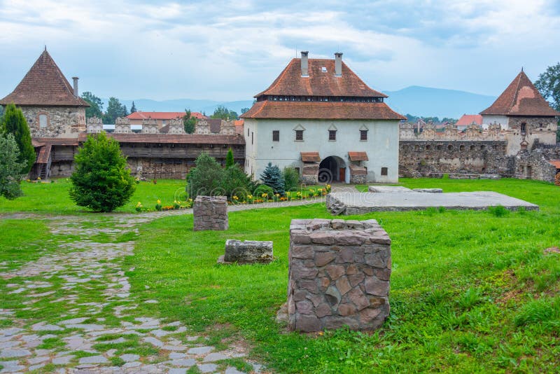 View of the Lazar Castle in Lazarea, Romania Stock Image - Image of ...