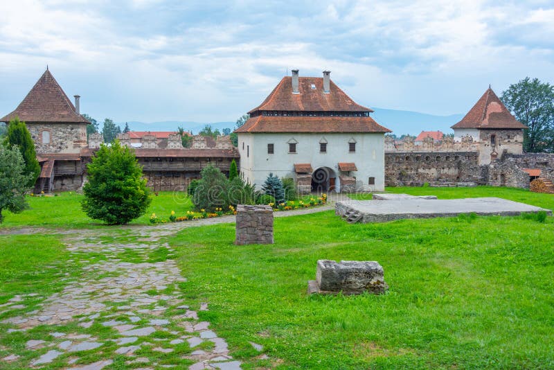 View of the Lazar Castle in Lazarea, Romania Stock Photo - Image of ...