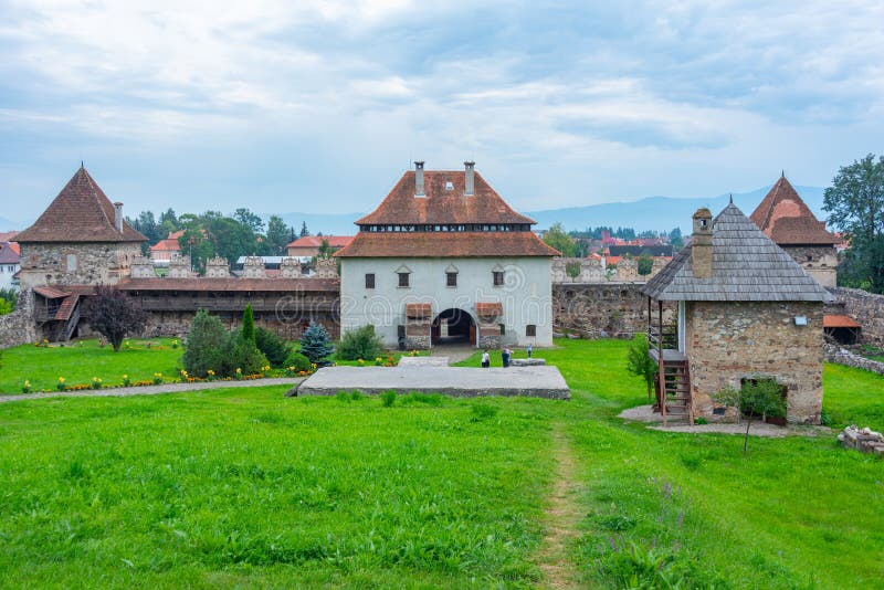 View of the Lazar Castle in Lazarea, Romania Stock Photo - Image of ...