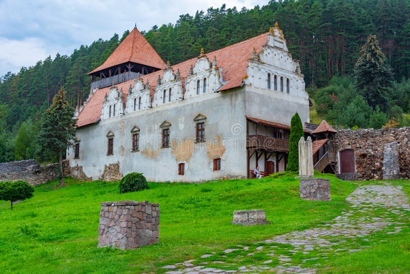 View of the Lazar Castle in Lazarea, Romania Stock Photo - Image of ...