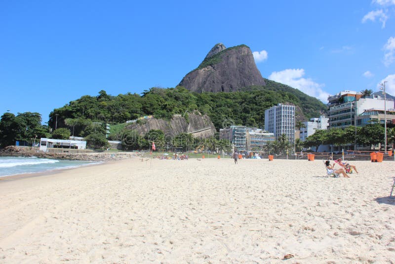 View of the Leblon District and Jockey Club in Rio De Janeiro. Brazil ...