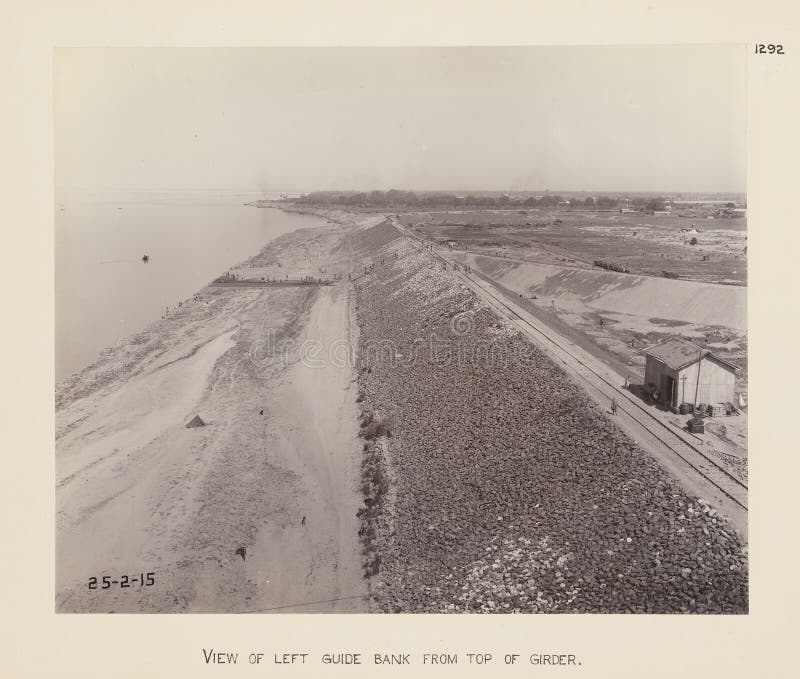 View Of Left Guide Bank From Top Of Girder. Picture Image: 222604208