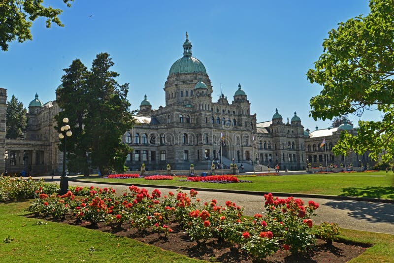 A View of the Legislative Landmark Building, Victoria Editorial Stock ...