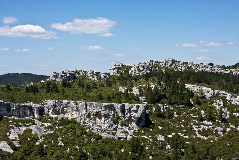 The View from Les Baux stock image. Image of provence - 26131359