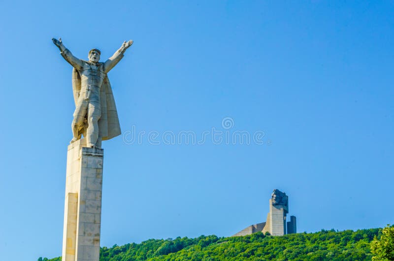 View of the Liberty Monument and Monuments of the Founder of the ...