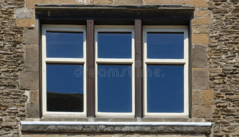 View Light Interior Window Frame Limit Path Sky Window Stock ...