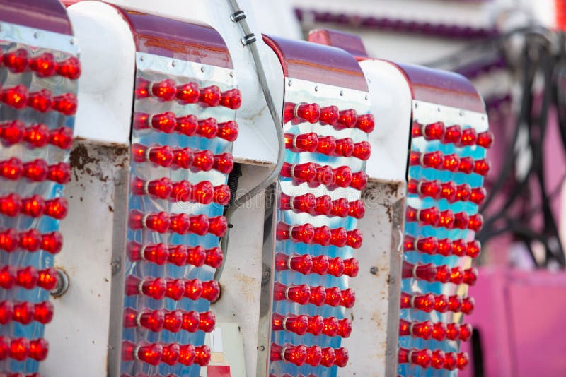 Carnival Ride Lights, Lightbulb Stock Photo - Image of coil, department ...