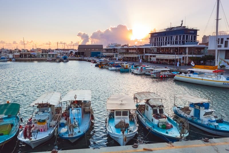 Old Port Pier View Limassol Stock Image - Image of great, calm: 113673477
