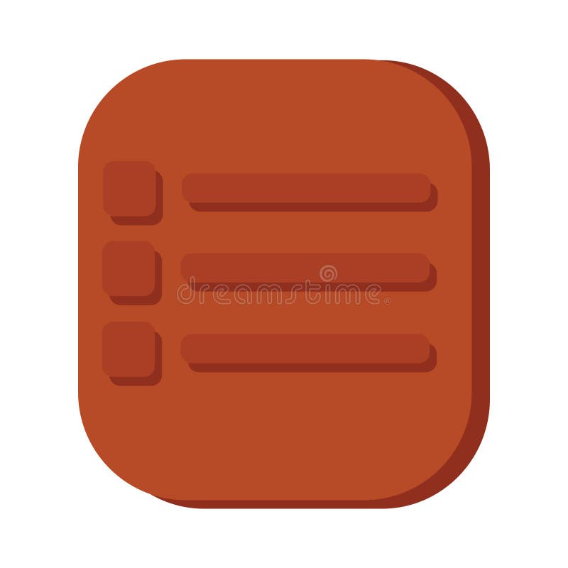 View List Button. Vector Illustration Decorative Design Stock Vector ...