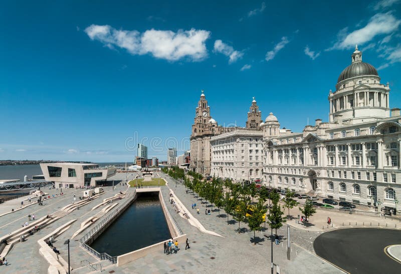 Liverpool waterfront stock photo. Image of mersey, holiday - 1363406