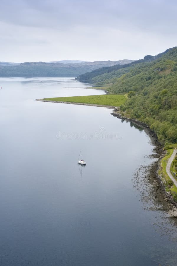 View of Loch Goil from Carrick Castle in Scotland Stock Image - Image ...