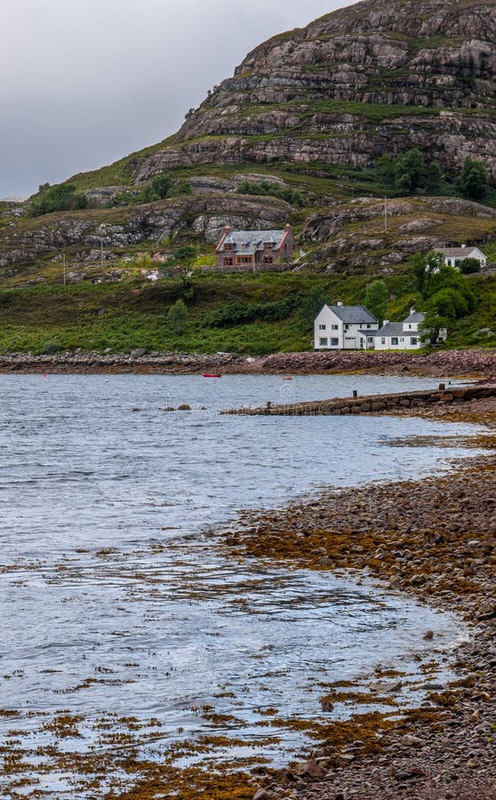 View from Loch Torridon in Highlands Stock Image - Image of sight ...