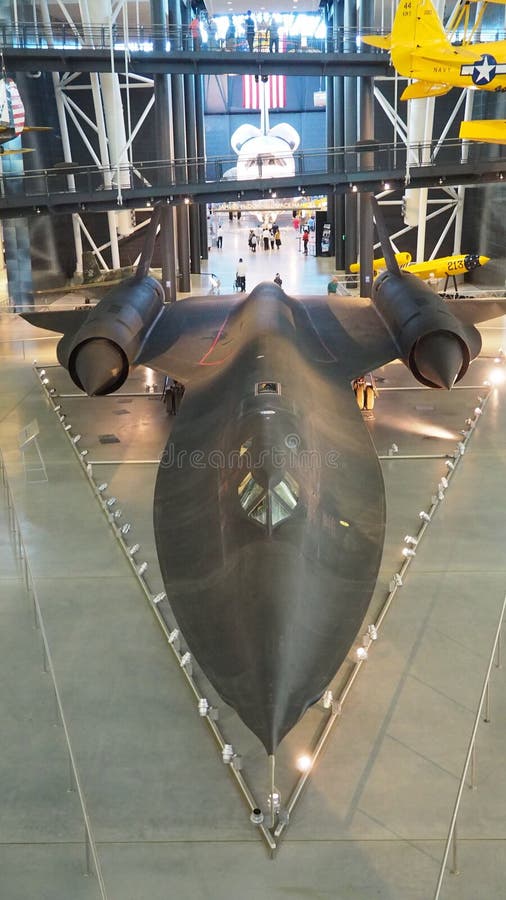 Lockheed SR-71 Blackbird at Smithsonian Air Space Museum Editorial ...