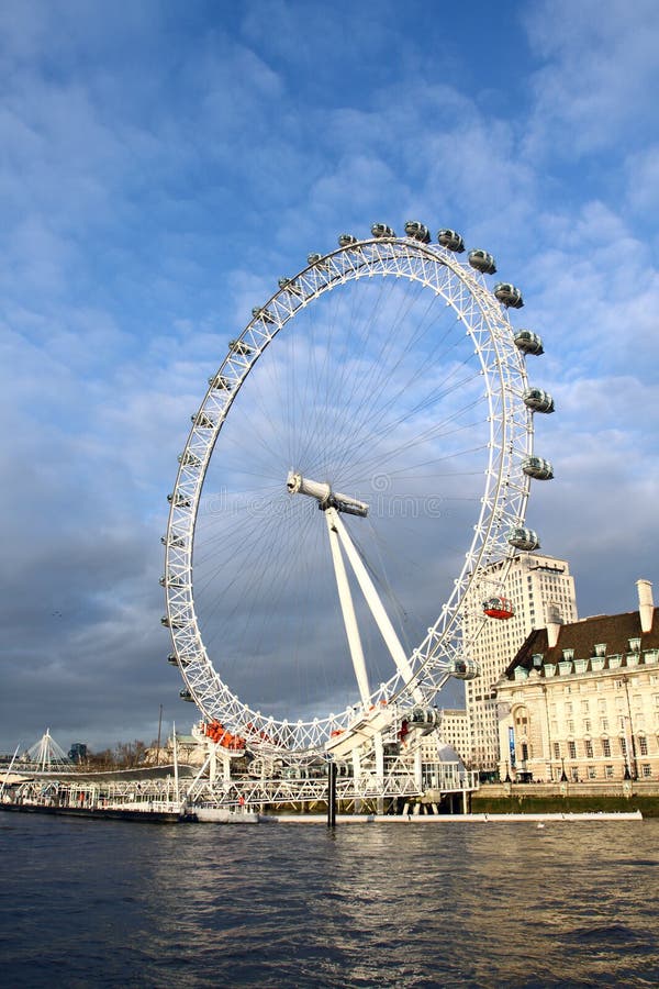 The London Eye editorial stock image. Image of bank, british - 21600359
