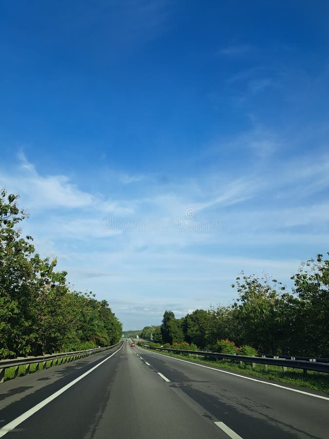 View a Long Road with Trees at Putrajaya Stock Photo - Image of ...